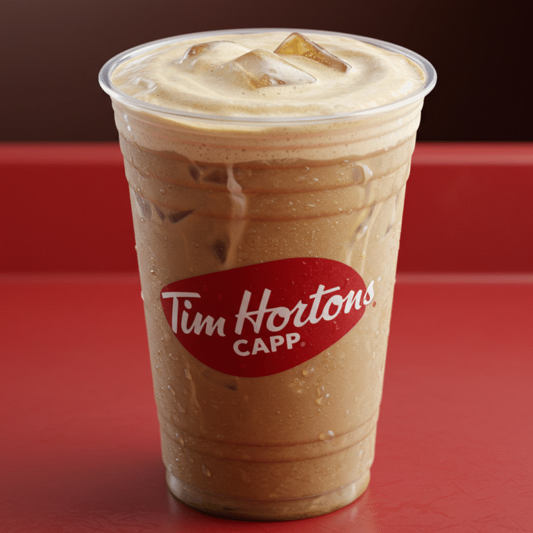 Tim Hortons Original Iced Capp – Cold, Creamy, and Full of Coffee Flavor
